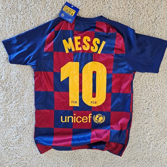 Fifa | Shirts | Fc Barcelona Soccer Jersey Rakuten Messi Mens Small New ...